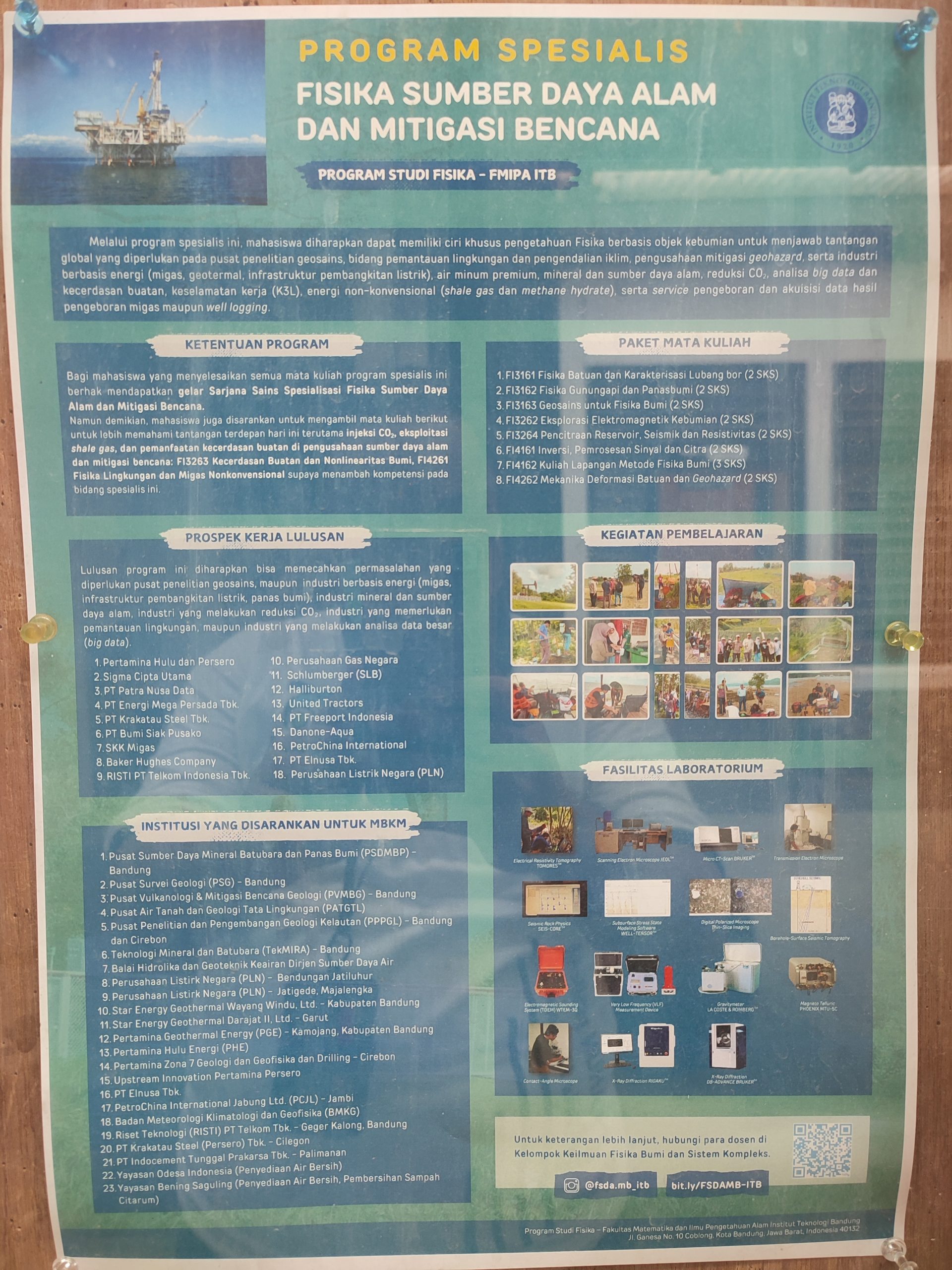 Program Spesialis Fisika Bumi – Kurikulum ITB 2024 – Physics of Earth ...